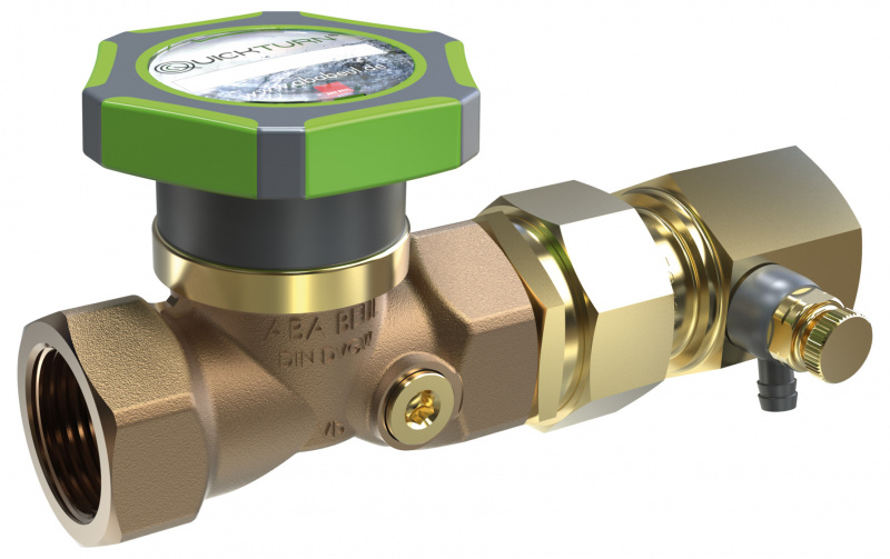 71407.110.2 | QUICKTURN Kolbenventil, aus Rotguss DN 25, 1" IG, mit ...