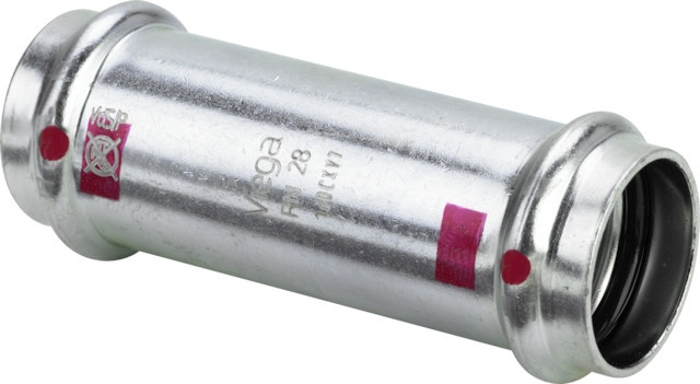558109 | Viega PRESTABO Schiebemuffe, C-Stahl 1115.5 42 mm