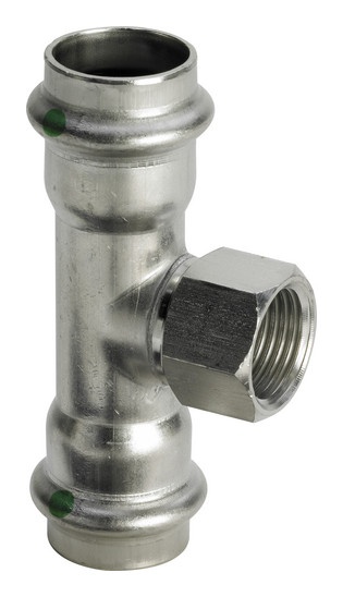 437206 | Viega SANPRESS INOX T-Stück Edelstahl 28 x 3/4" x 28 mm IG Nr. 2317.2