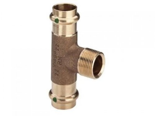 Viega Sanpress-T-Stück Sanpress mit SC-Contur 28x3/4x28 mm mit AG Nr ...